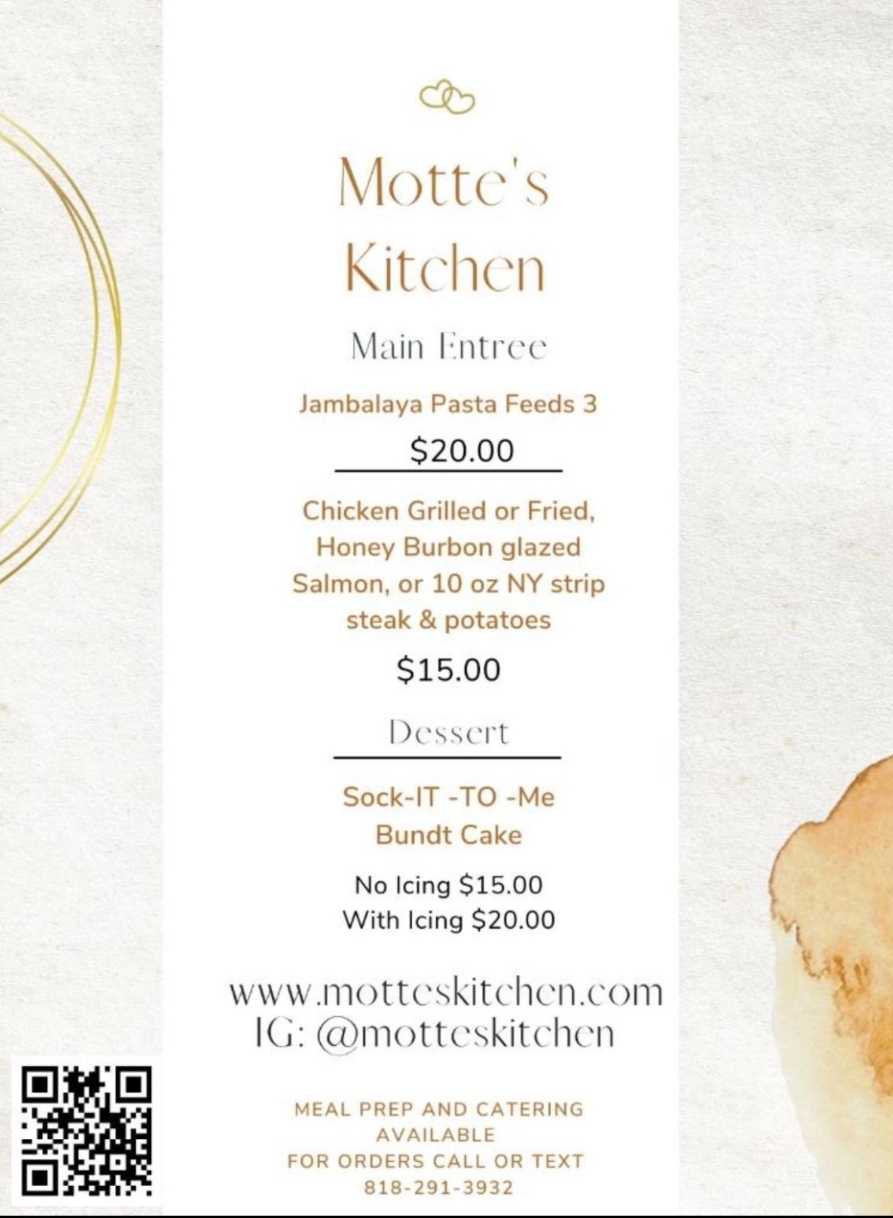 Menu – Motte’s Kitchen